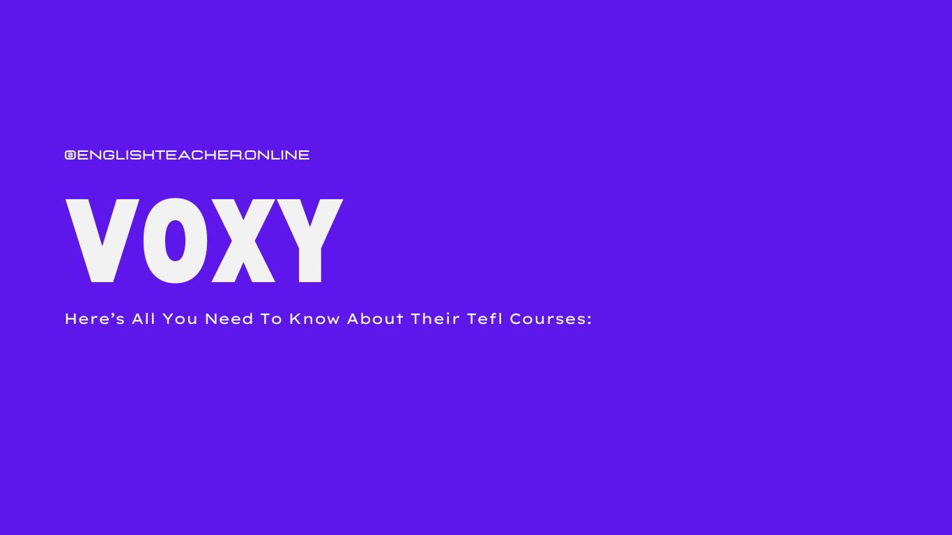 Why Voxy Is the Top Choice for TEFL Certification and Language Learning ...