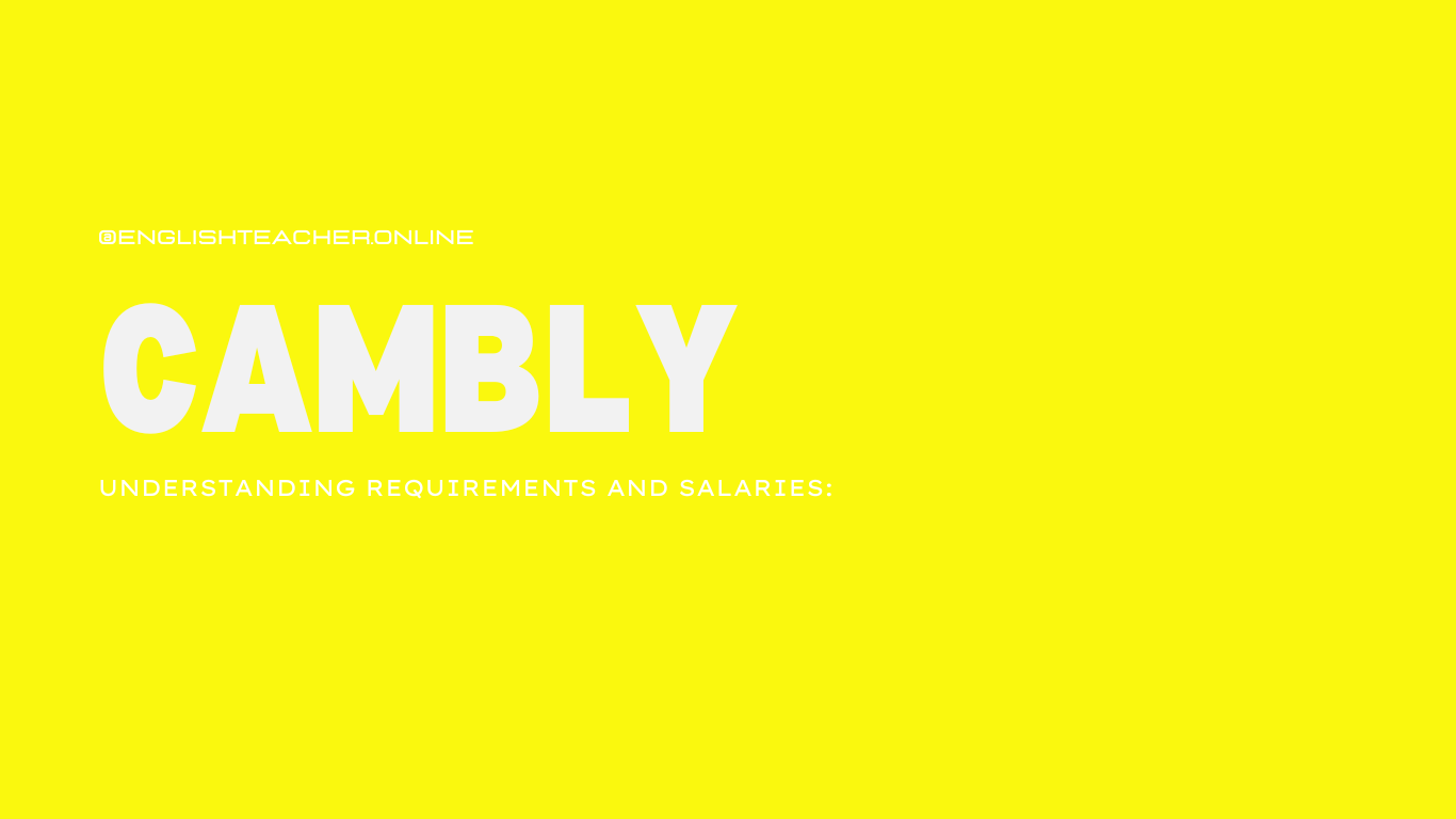 Cambly Requirements and Salaries: All You Need to Know to Start ...